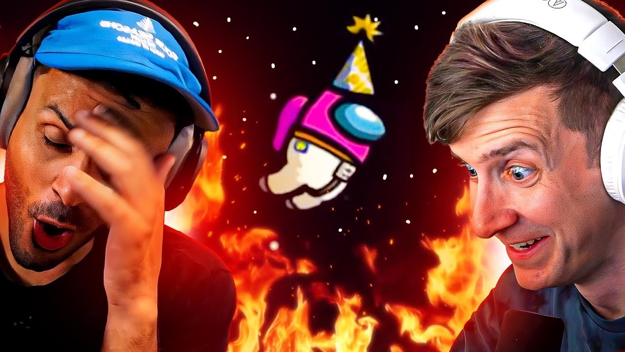 REACTING TO VANOSS CREW LOW IQ MOMENTS (Among Us) - Trending Online