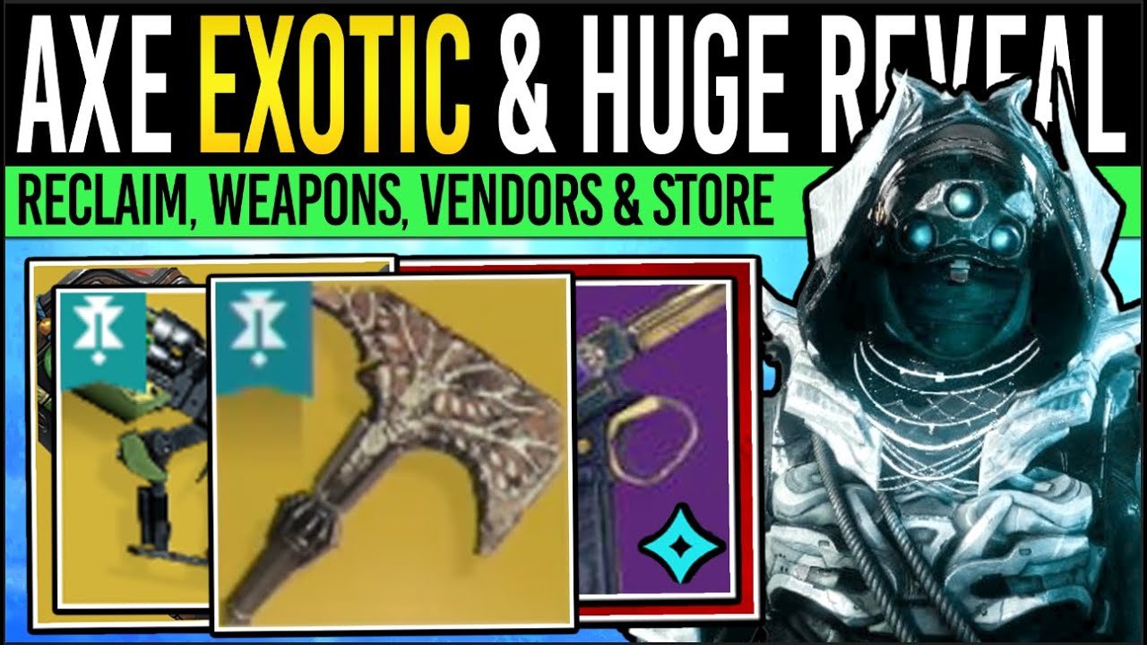 Destiny 2: NEW EXOTIC AXE & RENEGADES EXTRACTION! New EXOTICS, New ...